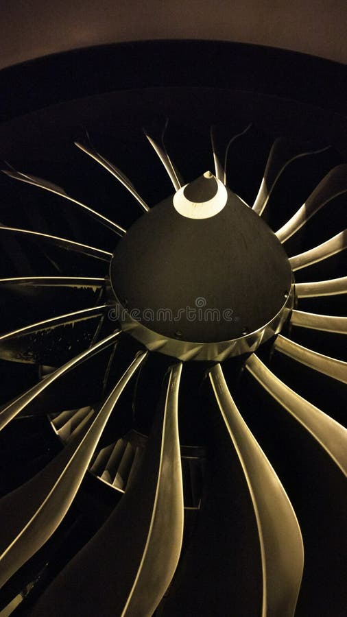 Fan Blade Engine Boeing 737 Max Stock Photo - Image of boeing, blade ...