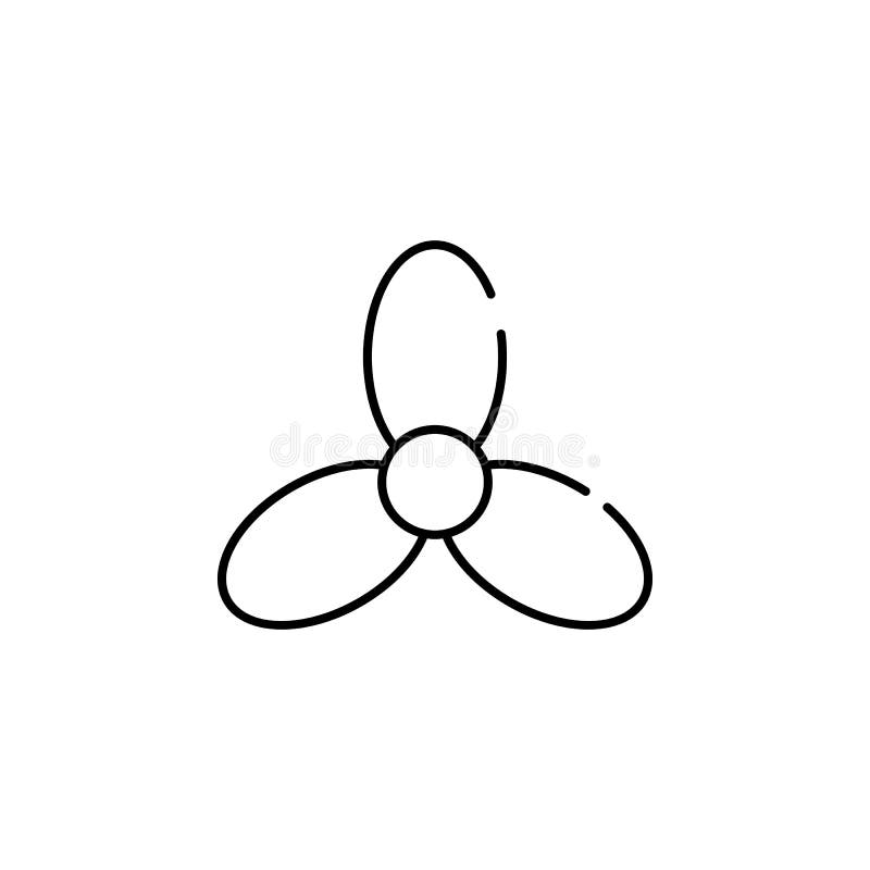 Fan, Blades Icon. Element of Construction for Mobile Concept and Web ...