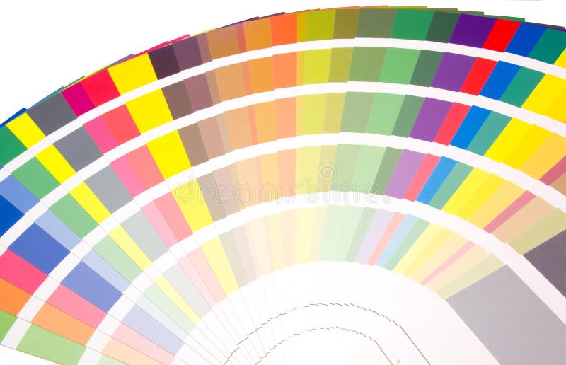 Color guide samples stock image. Image of guide, colourful - 7342667