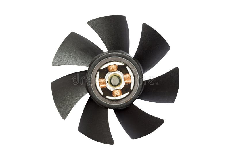 Fan Computer and Internal Mechanism Stock Photo - Image of path ...