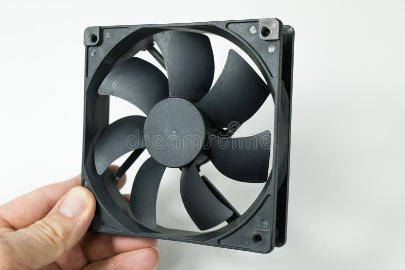 Fan from Computer or Other Electronics Stock Image - Image of radiator ...