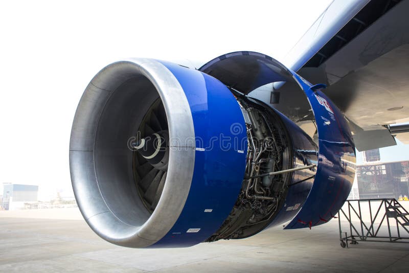 Fan de Turbo imagen de archivo. Imagen de boeing, afuera - 73636255