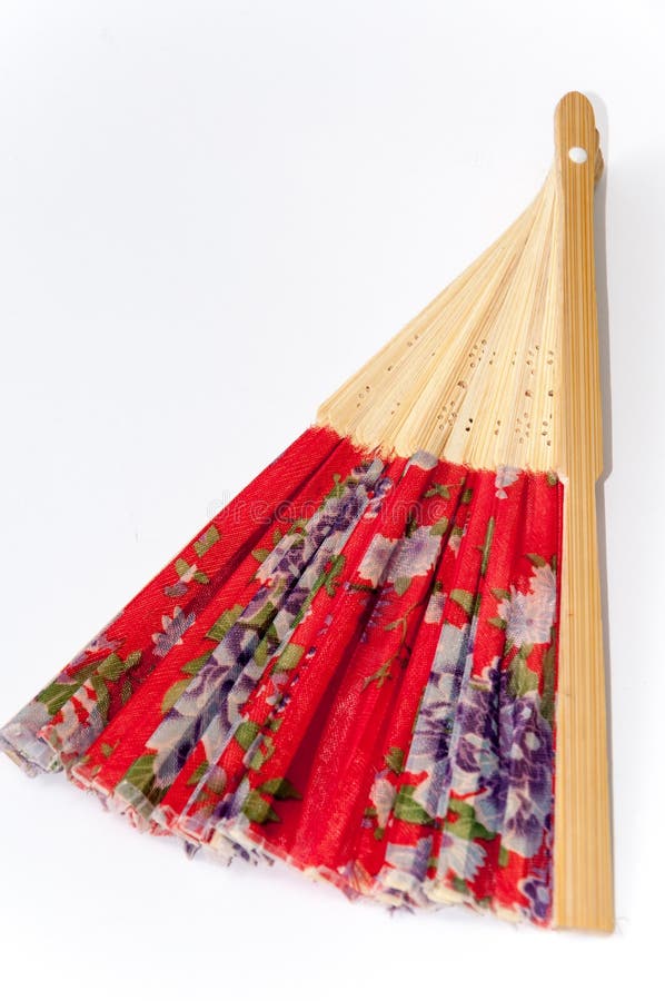 Fan Del Papel Chino Para Refrescarse Foto de archivo - Imagen de ...