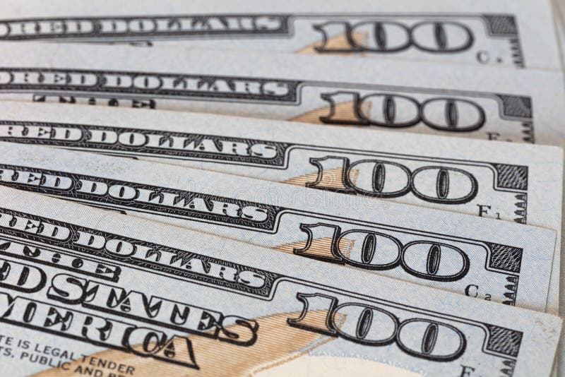 100 dollar banknote stock photo. Image of green, number - 206554306