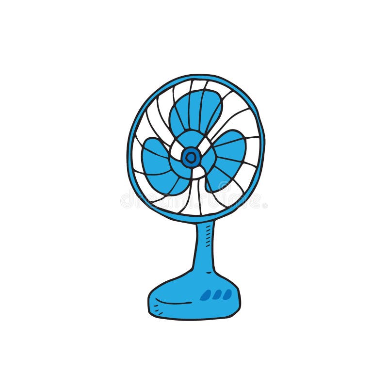 Fan Electronic item stock illustration. Illustration of electricity ...