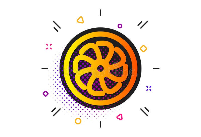 Fan Engine Icon. Jet Turbine Sign. Vector Stock Vector - Illustration ...