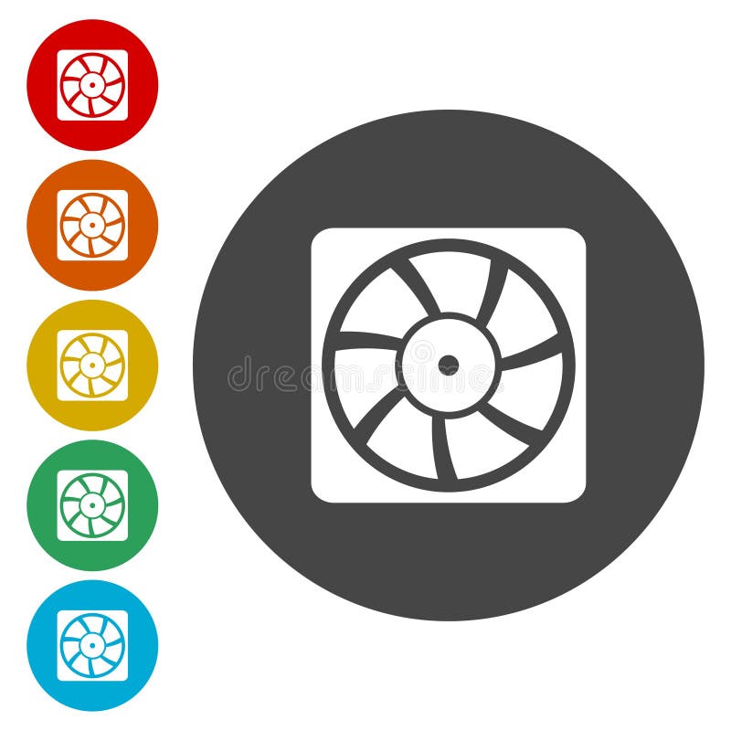 Fan Icon, Fan Icon Eps10, Fan Icon Vector Stock Vector - Illustration ...