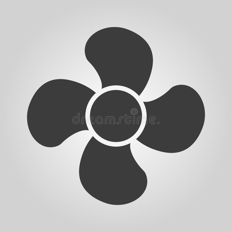 The Fan Icon. Fan, Ventilator, Blower, Propeller Symbol. Flat Stock ...