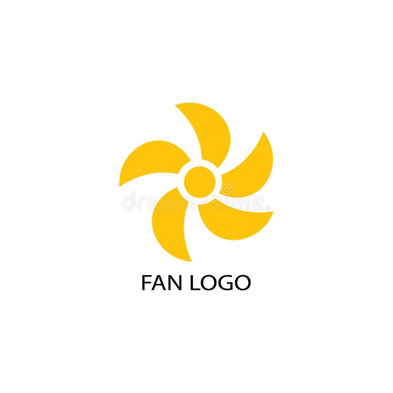 Fan logo vector stock vector. Illustration of wind, corporate - 174095350