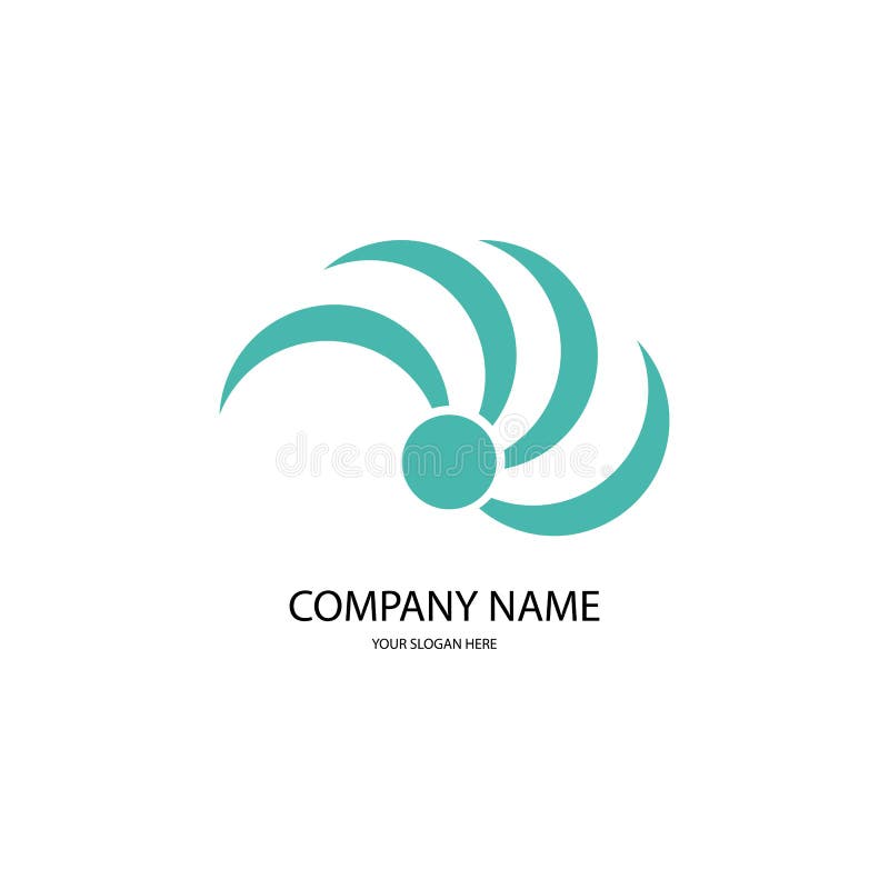 Fan logo vector stock vector. Illustration of logo, abstract - 174095356