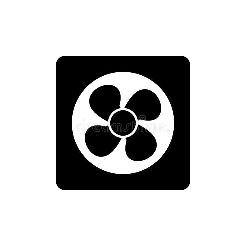 Fan Icon . Blower Icon. Propeller. Ceiling Stock Vector - Illustration ...