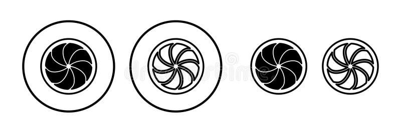 Fan Icon . Blower Icon. Propeller. Ceiling Stock Vector - Illustration ...