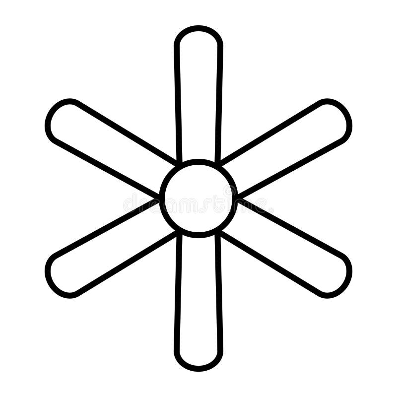 Fan icon vector stock vector. Illustration of vector - 278509200