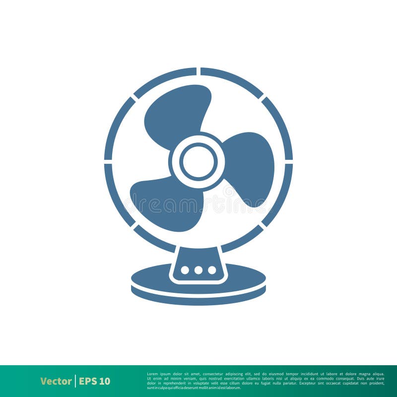 Fan Icon Vector Logo Template Illustration Design. Vector EPS 10 Stock ...