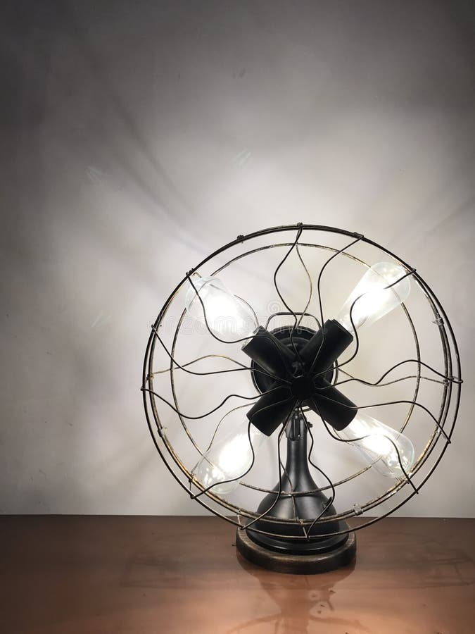 Fan Lamp stock image. Image of design, interior, wire - 77863421