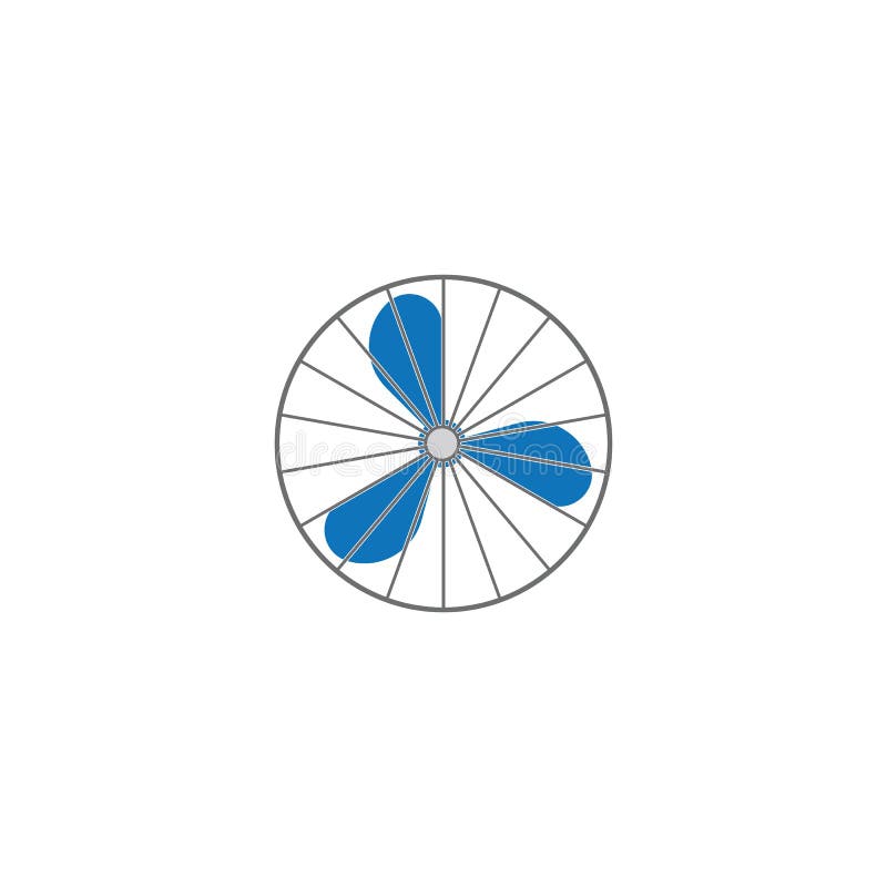 Fan logo stock vector. Illustration of icon, turbine - 241436229