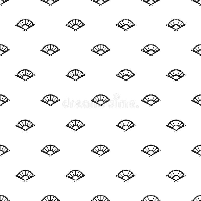 Fan pattern, simple style stock vector. Illustration of elegance - 83697387