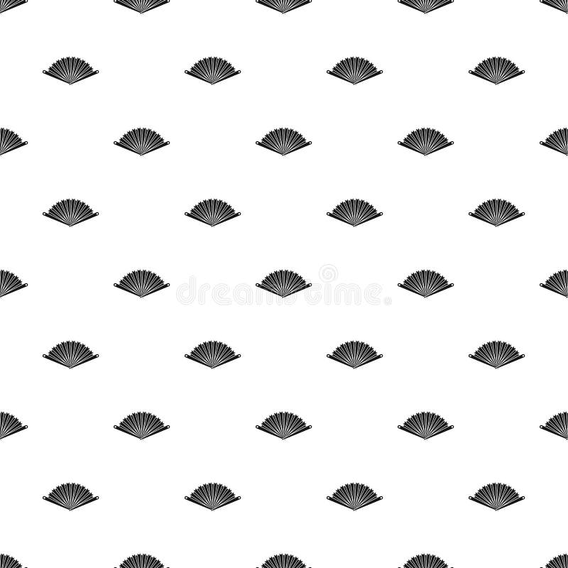 Fan pattern, simple style stock vector. Illustration of beauty - 83938553