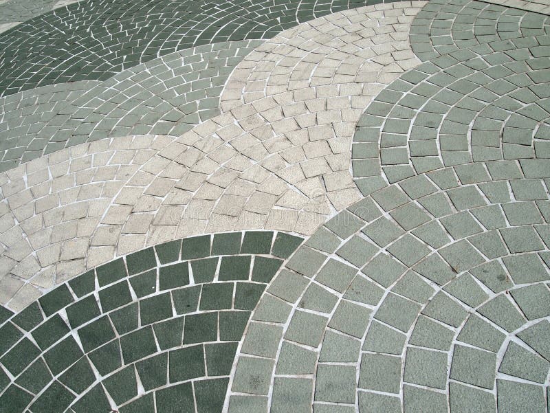 Fan Shape Grey Colour Square Shaped Stone Bricks Stock Photo - Image of ...