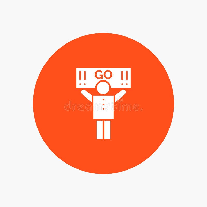 Sport Supporter Silhouette with Flag and Curly Wig Stock Vector ...