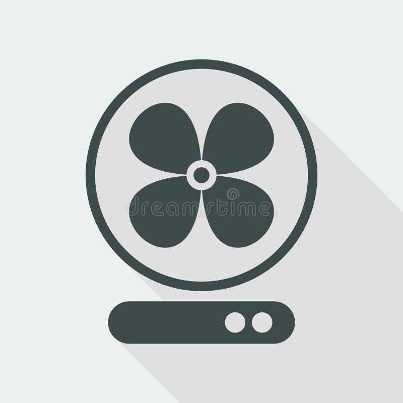 Fan Symbol - Vector Web Icon Stock Vector - Illustration of rotate ...