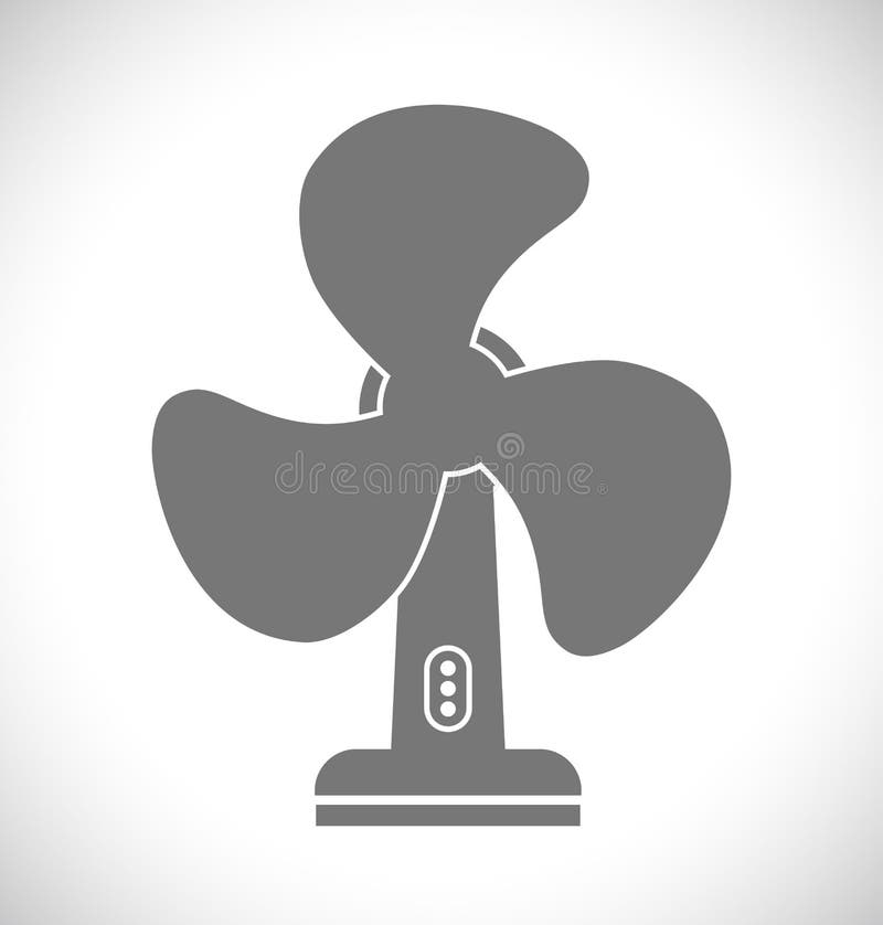 Fan table icon stock vector. Illustration of button - 200599875
