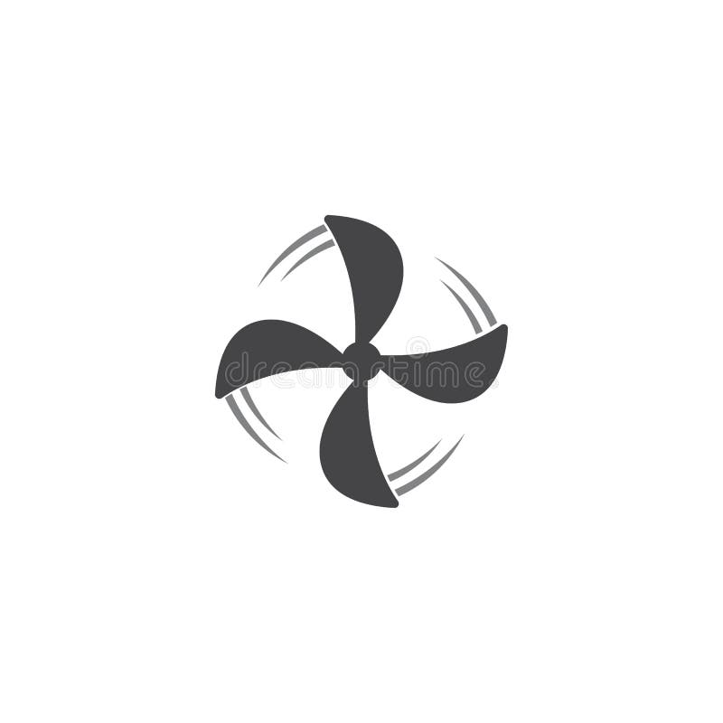 Fan Vector Icon Logo Illustration Stock Vector - Illustration of flow ...