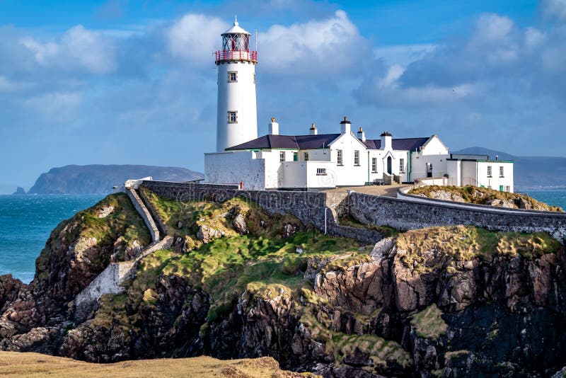 Fanad Head Lighthouse at Fanad Point in County Donegal, Republic of ...