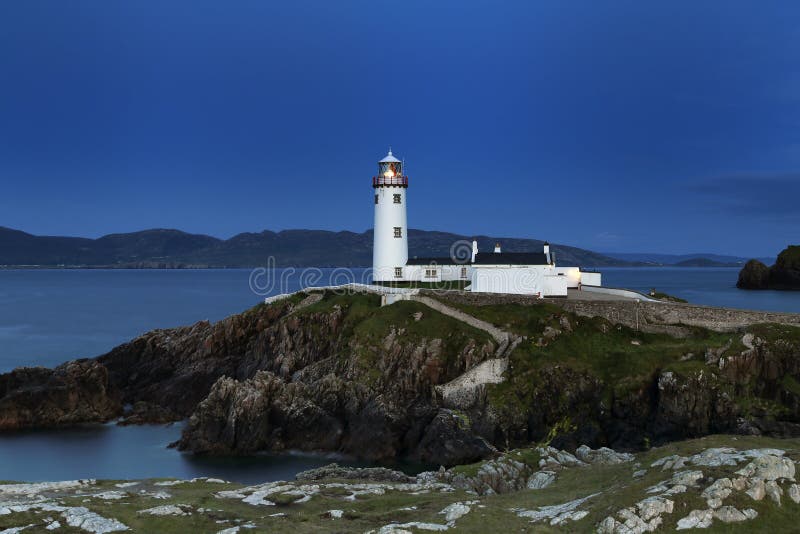 Fanad Lighthouse Co. Donegal Ireland Stock Image - Image of coastguard ...