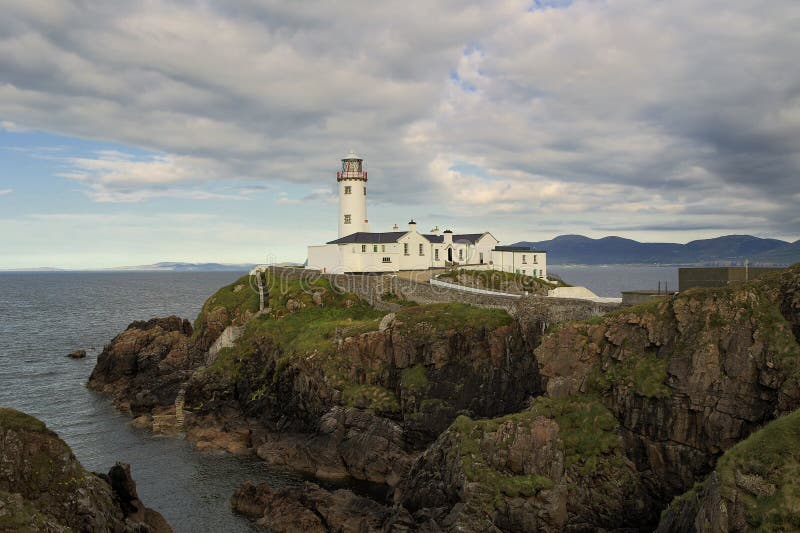 Fanad Lighthouse Co. Donegal Ireland Stock Photo - Image of high, head ...