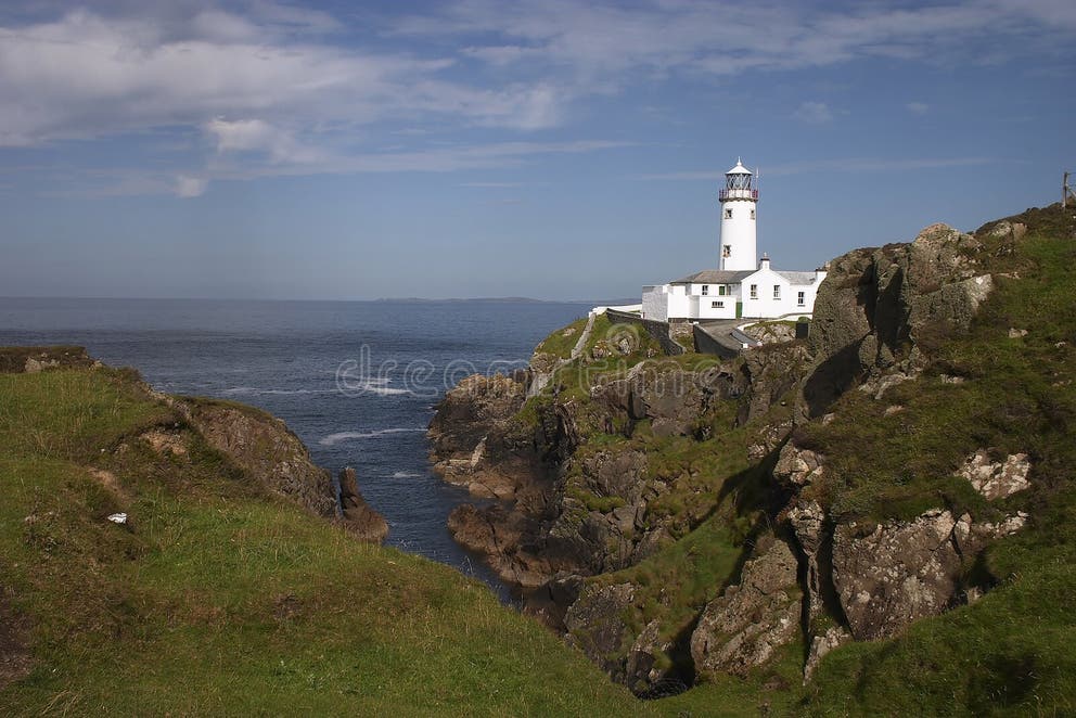 Fanad Lighthouse in Donegal - Ireland Stock Image - Image of head ...
