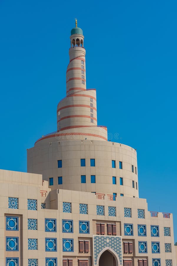 Fanar Masjid Mosque in Doha, Qatar Stock Image - Image of souq, islam ...