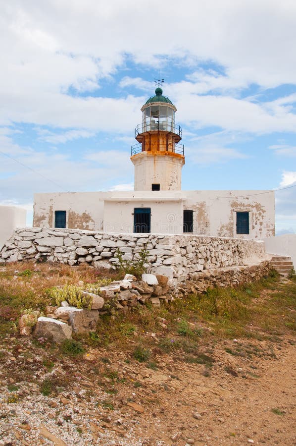 Fanari Lighthouse Mykonos Stock Photos - Free & Royalty-Free Stock ...