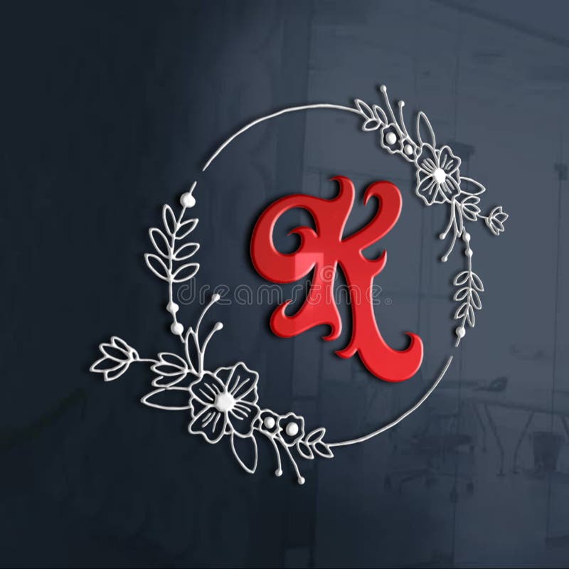 Fancy Alphabet Logo Design stock illustration. Illustration of circle ...