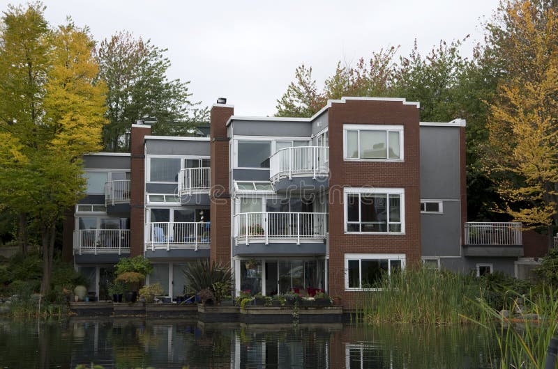 Fancy apartment building stock image. Image of estates - 46190923