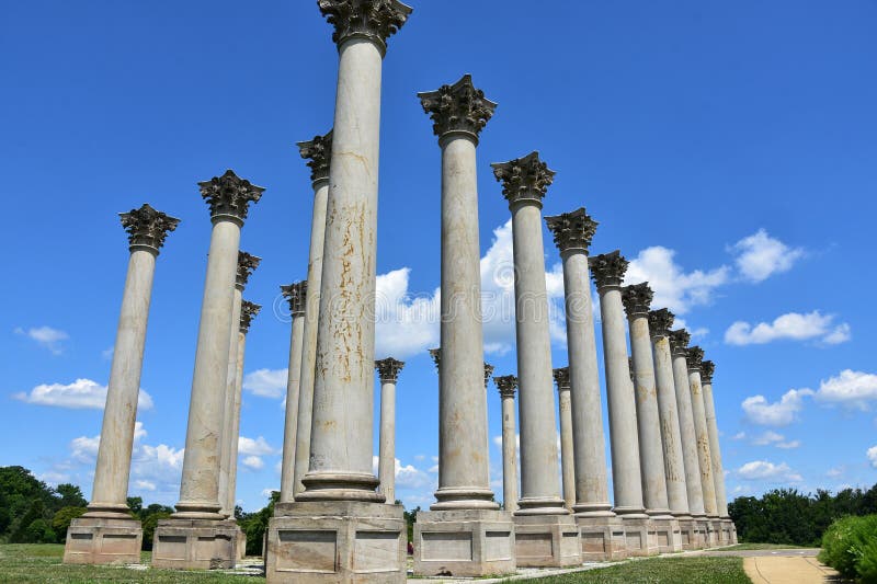Fancy Architectural Pillars Old Capitol Stock Photos - Free & Royalty ...