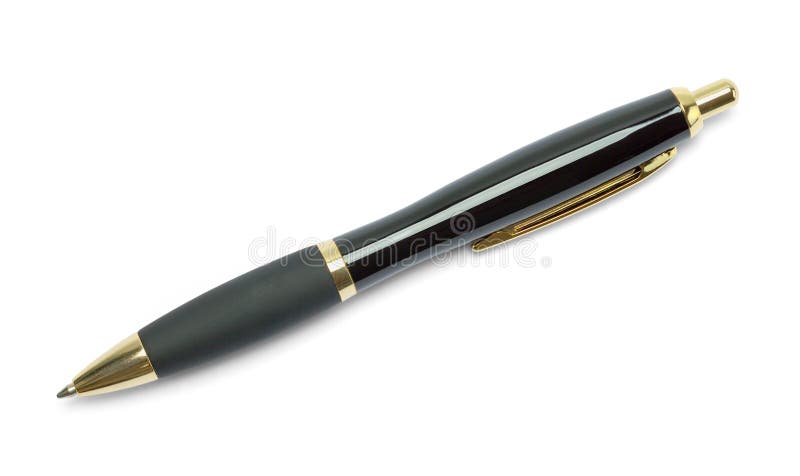 Fancy Ballpoint Pen stock image. Image of metal, view - 285844451