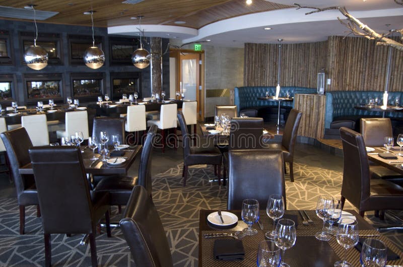 Fancy bar restaurant stock image. Image of seating, interiors - 39416481