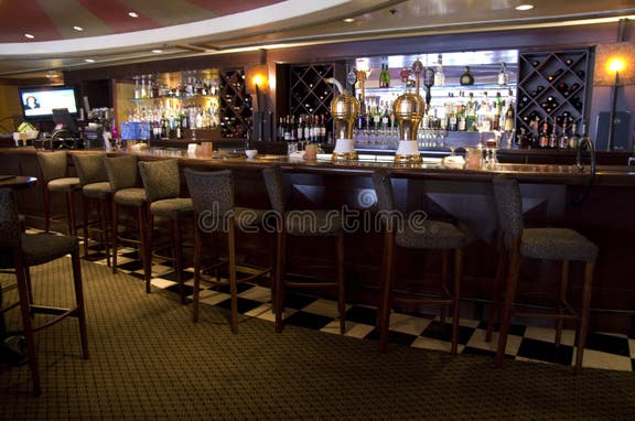 Fancy bar restaurant stock image. Image of seating, interiors - 39416481