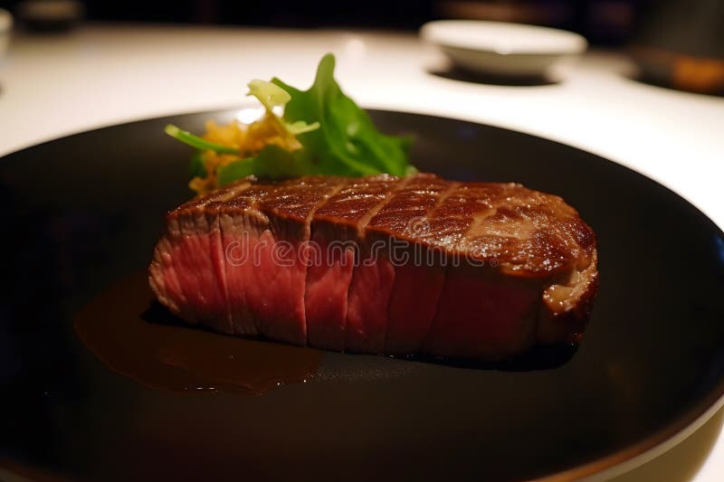 Fancy Beef Steak Dinner, Generative AI Stock Illustration ...