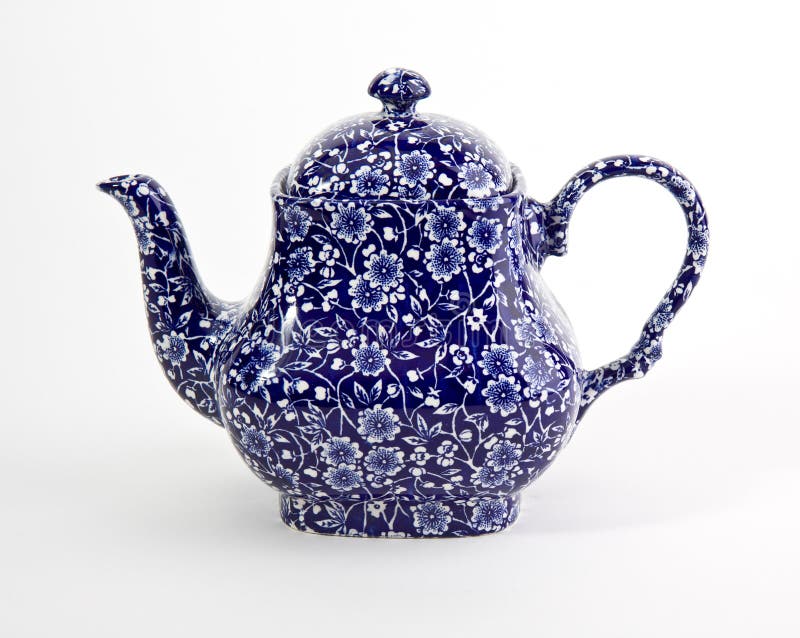 Fancy Blue Teapot Picture. Image: 4936256