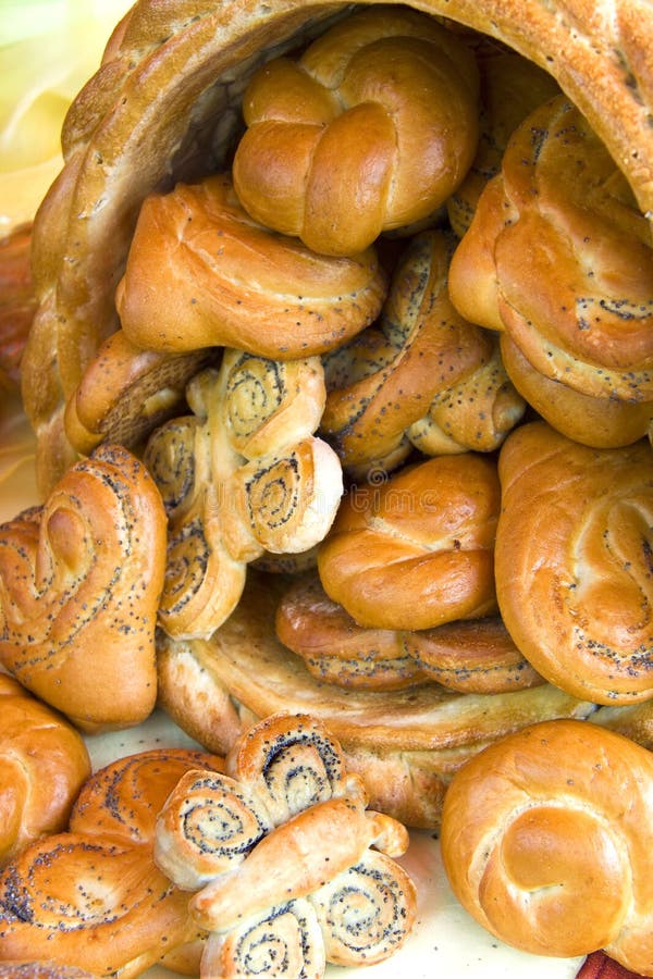 Fancy bread stock image. Image of cake, loaf, flower - 16044847