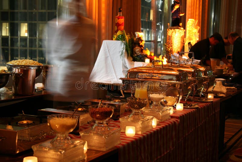 Fancy Buffet Line stock photo. Image of delicious, serving - 1613008