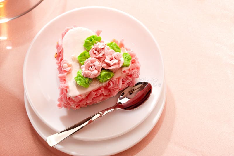 Fancy cake stock photo. Image of pink, cream, rose, dessert - 12096092