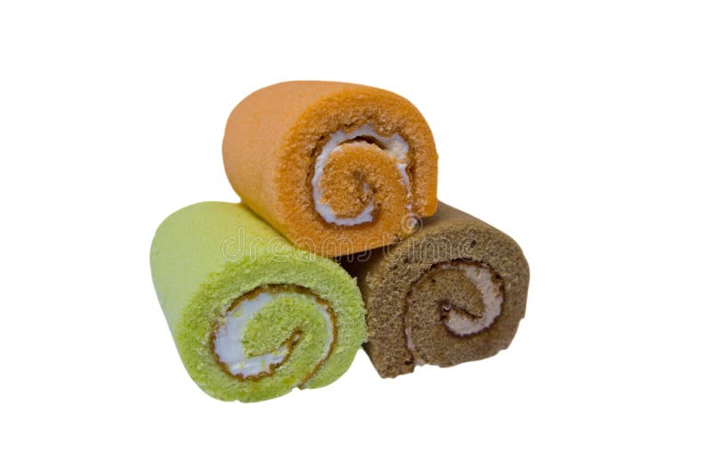 Fancy cake roll. stock photo. Image of homemade, confectionery - 24587558