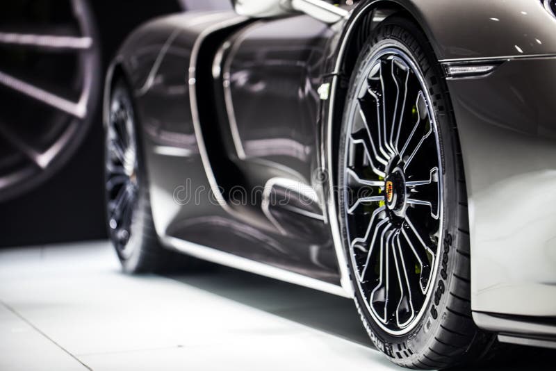 Fancy Car stock image. Image of glass, curve, light, electric - 90494931