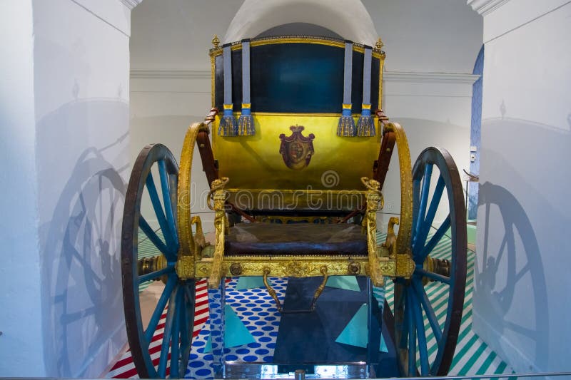 Fancy Carriage in the Esterhazy Palace Editorial Photography - Image of ...
