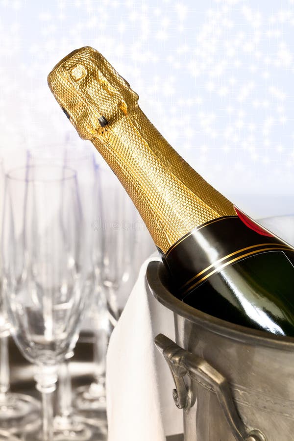 Champagne stock photo. Image of wedding, alcohol, flower - 39583346