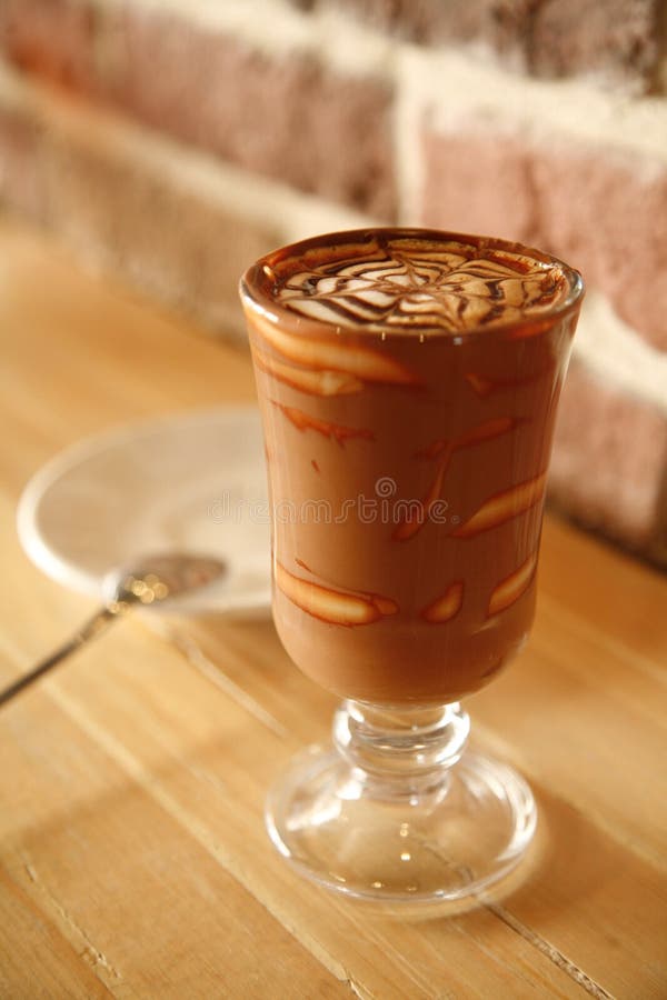 Fancy Chocolate Pudding stock image. Image of cream, fancy - 24891027