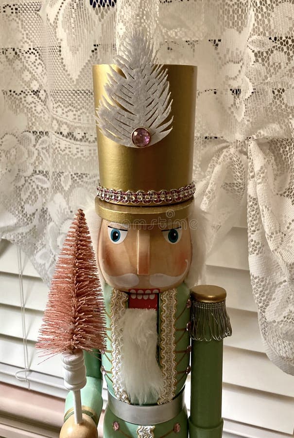 Nutcracker with Gold Hat stock photo. Image of festival - 349770538